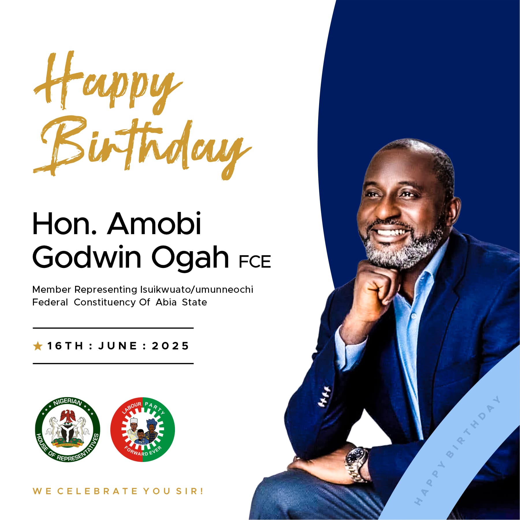 Pjtvnews Publisher, Juachi Ochu, Extends Birthday Wishes to Hon Amobi ...